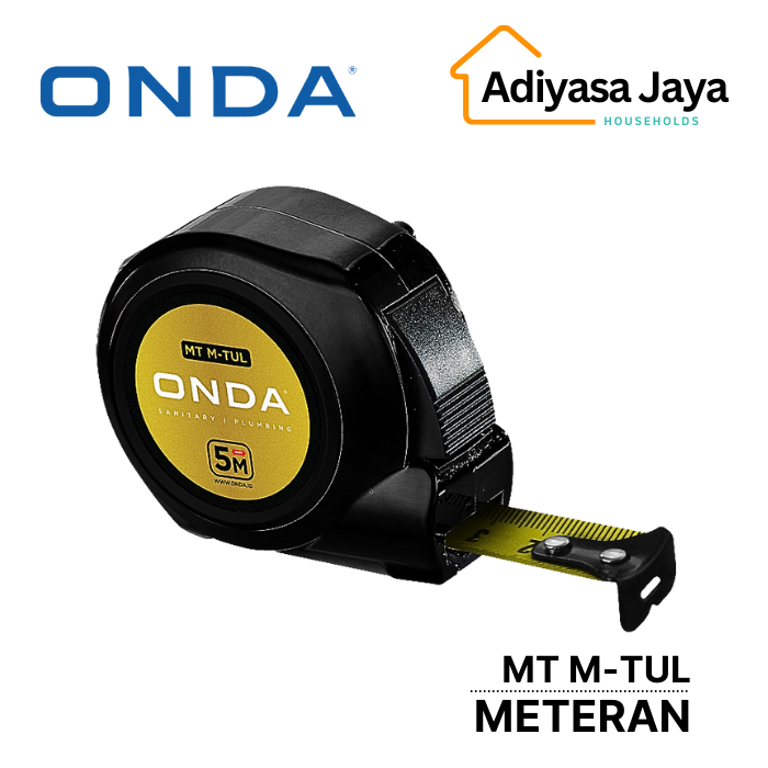 Jual Meteran MT M-TUL - 5 MTR (Onda) / Measuring Tape | Shopee Indonesia
