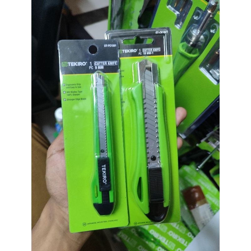 Jual Tekiro pisau cutter set 2 pcs 9mm & 18mm | Shopee Indonesia