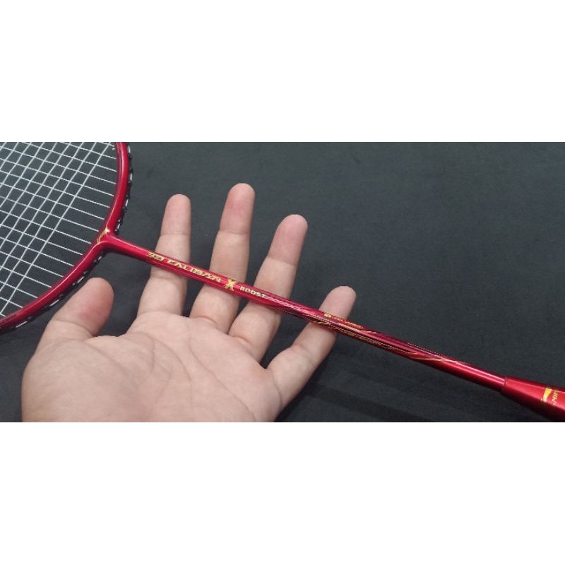 Jual Raket badminton original bekas second lining 3d calibar x boost ...