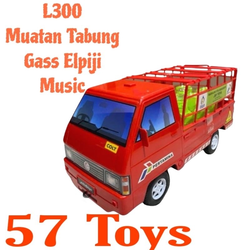 Jual Mainan Mobil Pick Up L300 Muatan Tabung Gass Elpiji Dilengkapi ...