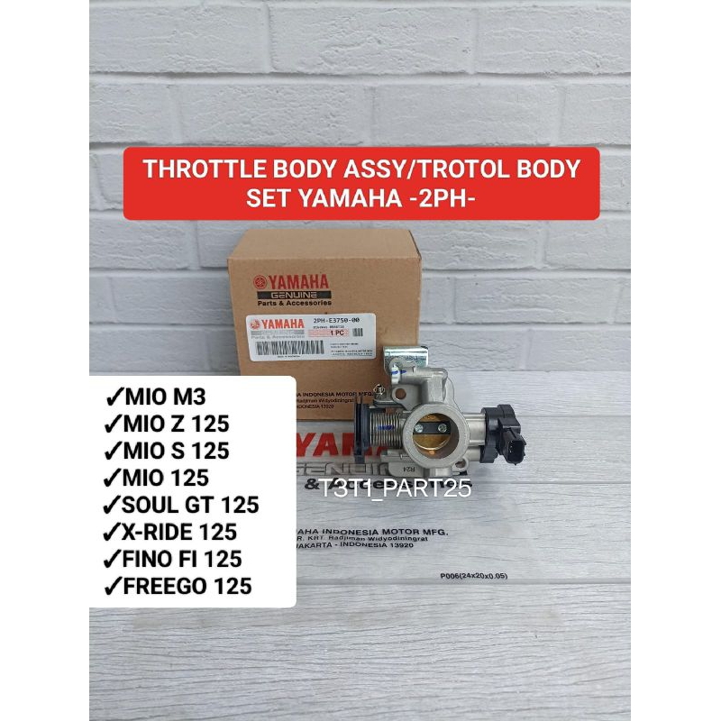 Jual Throttle trotol body Assy (2PH) Mio m3/x ride 125/Fino 125/freego ...