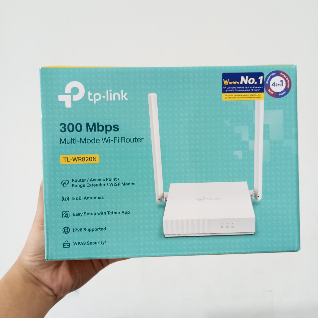 Jual Wifi Router TP-Link TL-WR820N Multi-Mode 300 Mbps | Shopee Indonesia