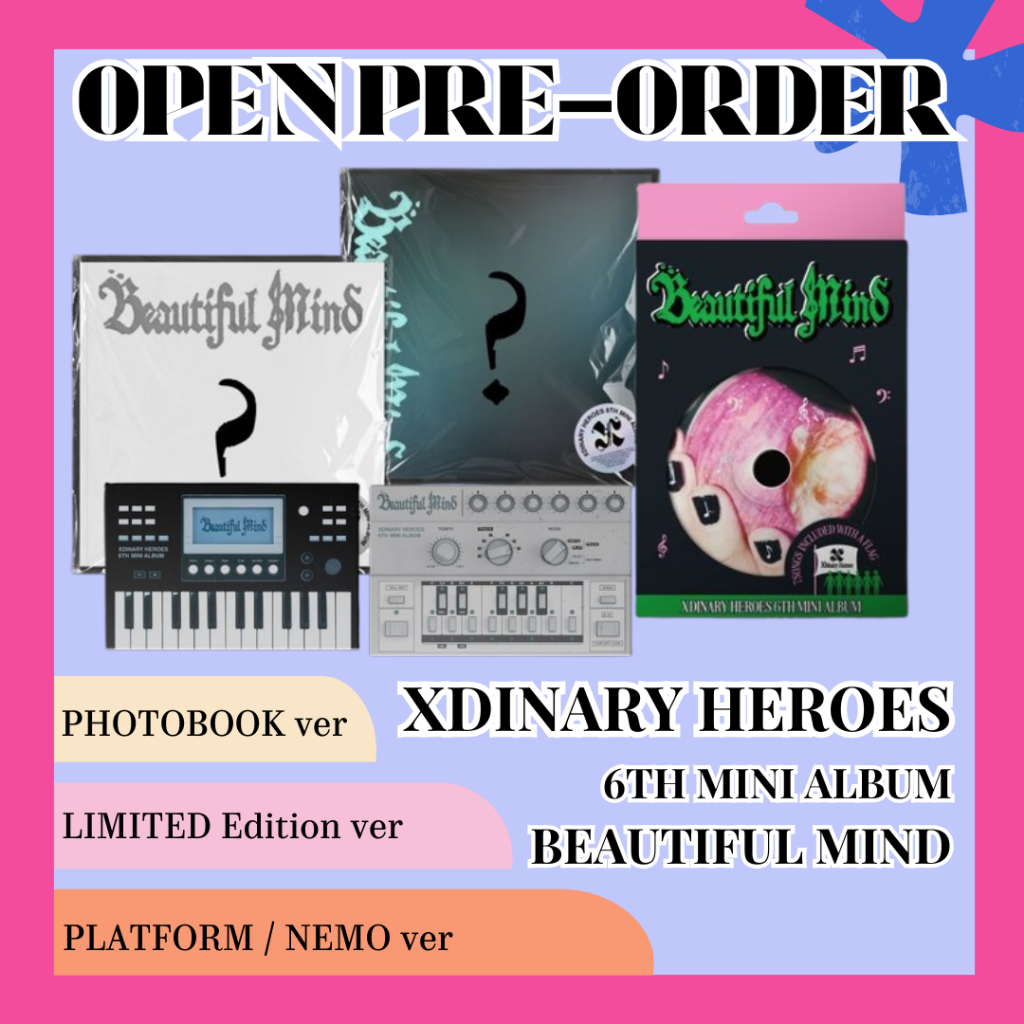 Jual [ OPEN PO | BACA DESKRIPSI ] XDINARY HEROES - 6th MIni Album [ Beautiful Mind ] ( PHOTOBOOK ...