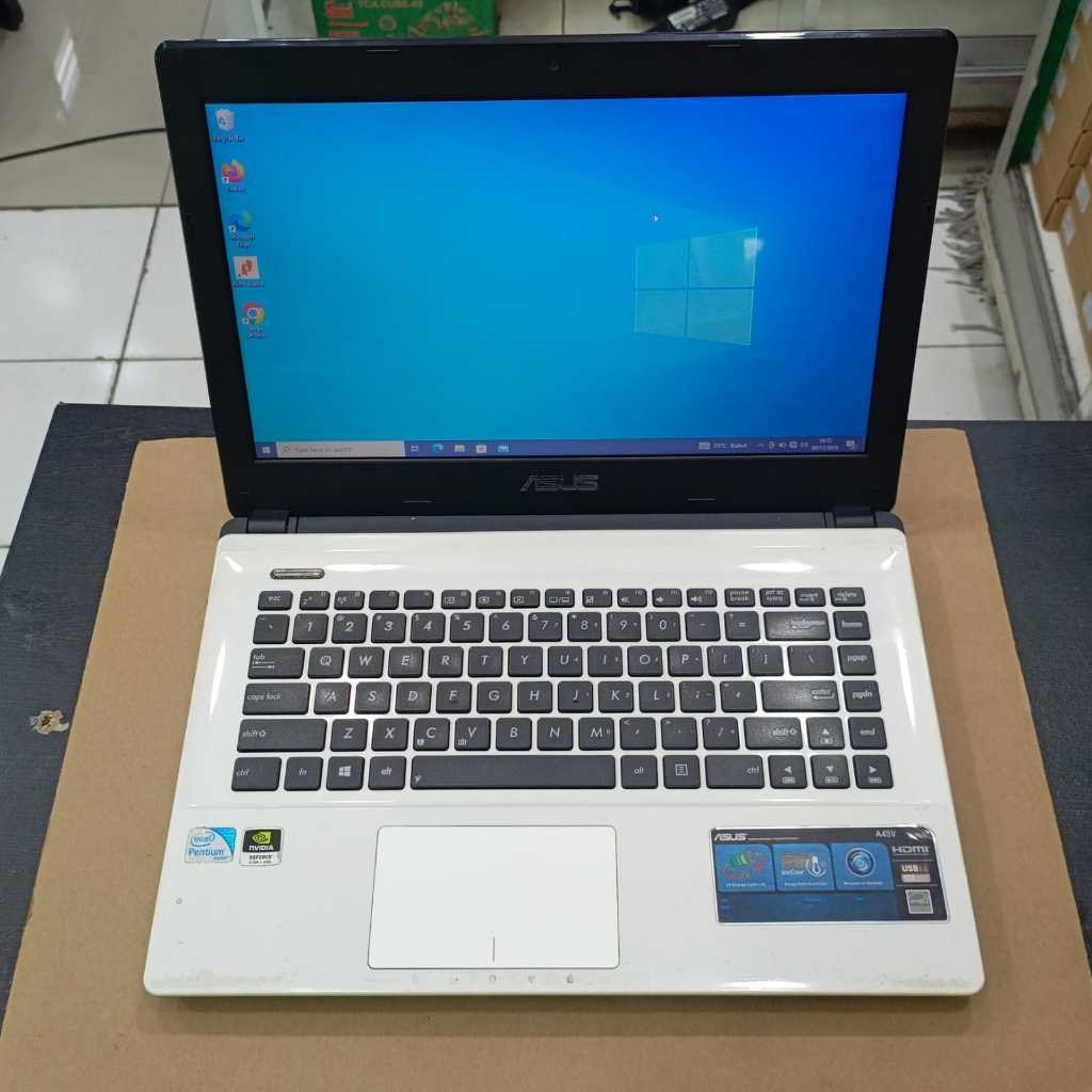 Jual laptop leptop second asus A45V ram 8gb ssd 128gb display 14inc ...