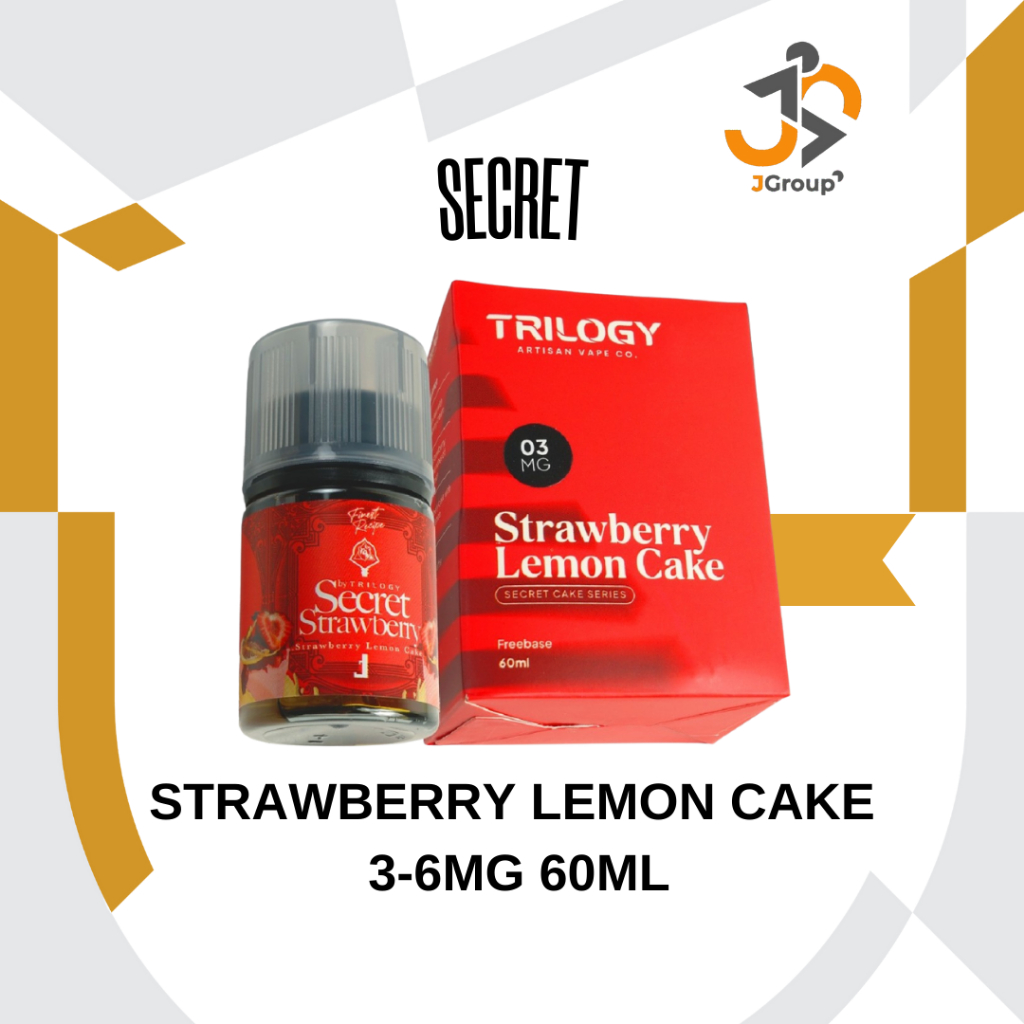 Jual SECRET V2 STRAWBERRY 60ML BY JVAPE SURABAYA X TRILOGY BREWERY E ...