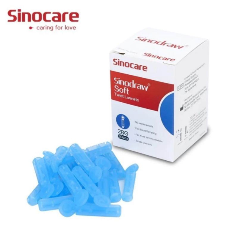 Jual Sinodraw Soft Blood Lancet Cek Gula Darah Tusuk Jarum (cocok untuk ...