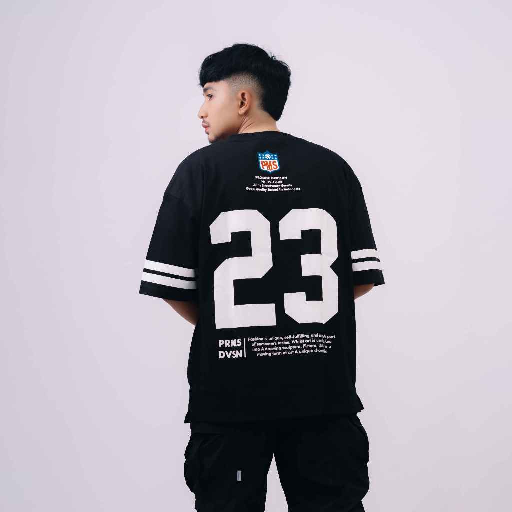 Jual PROMISE Kaos Boxy Oversize Distro Premium Tshrit Pria Hitam ...
