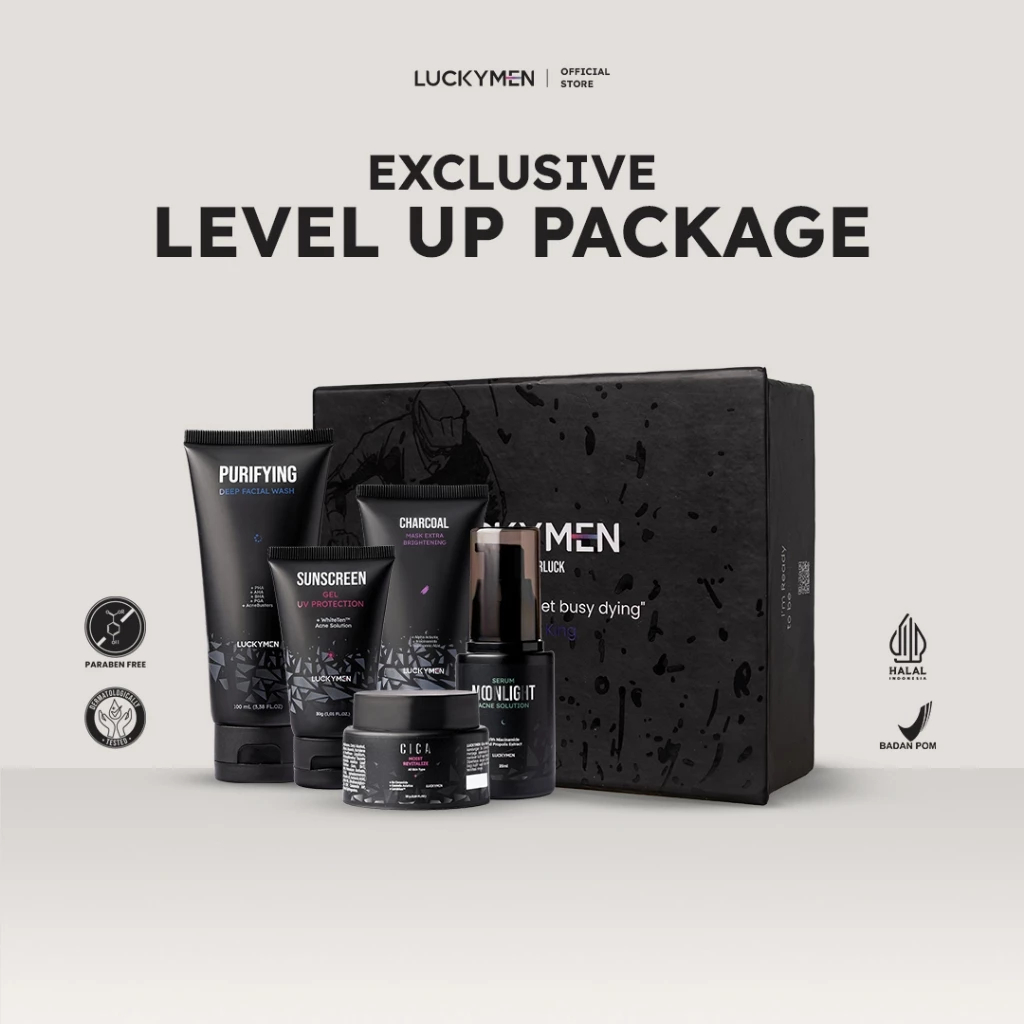 Jual [UPGRADE FORMULA] Level Up Package(1 Pcs Facial Wash, 1 Pcs ...
