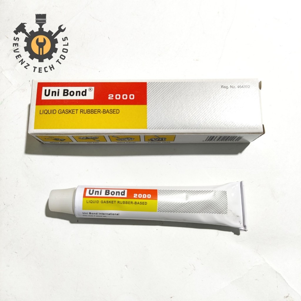 Jual UNI BOND LEM PAKING LIQUID GASKET RUBBER-BASED 2000 SUPER BAGUS ...