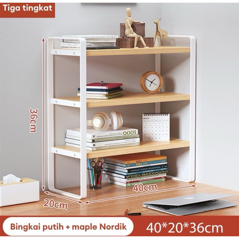 Jual Rak Desktop Storage Rak Buku Minimalis Rak Serbaguna | Shopee ...