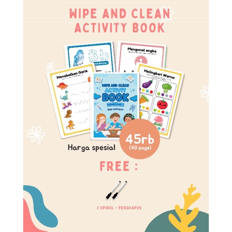 Jual WORKSHEET ANAK | BUKU UNTUK MELATIH FOKUS ANAK | BUKU AKTIFITAS ...