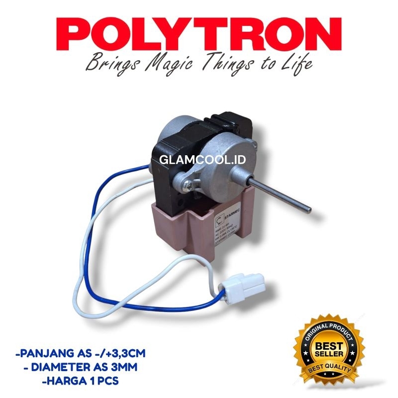 Jual MOTOR FAN KULKAS POLYTRON BELLEZA 2 PINTU ORIGINALL WILLTRON | Shopee Indonesia