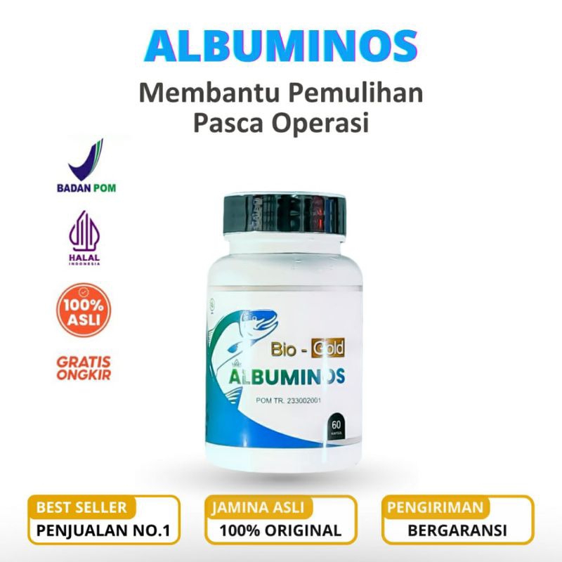 Jual ALBUMINOS Kapsul Ekstrak Ikan Gabus Kutuk Channa Striata 60 Kapsul ...