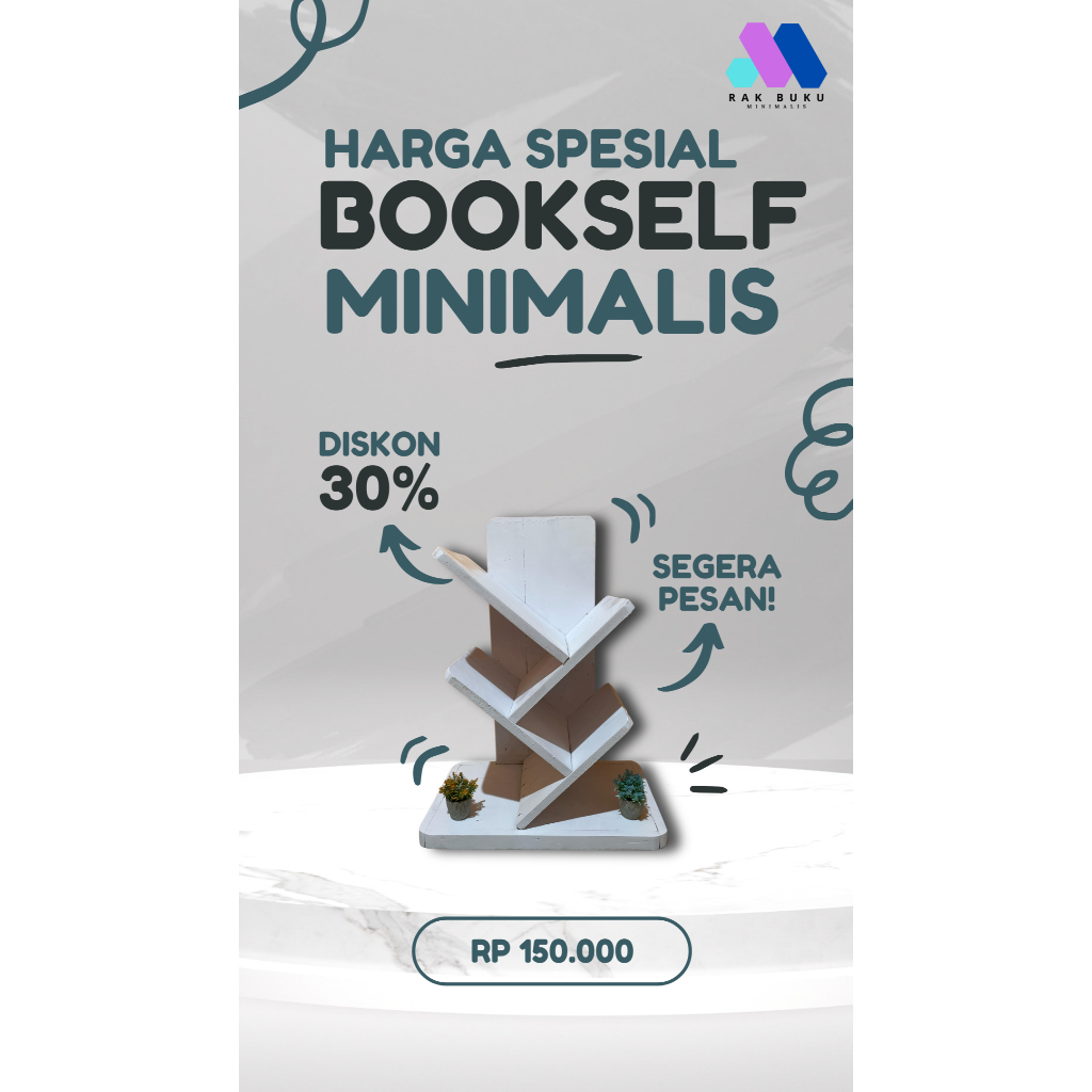 Jual Rak Buku Minimalis Harga Spesial | Shopee Indonesia