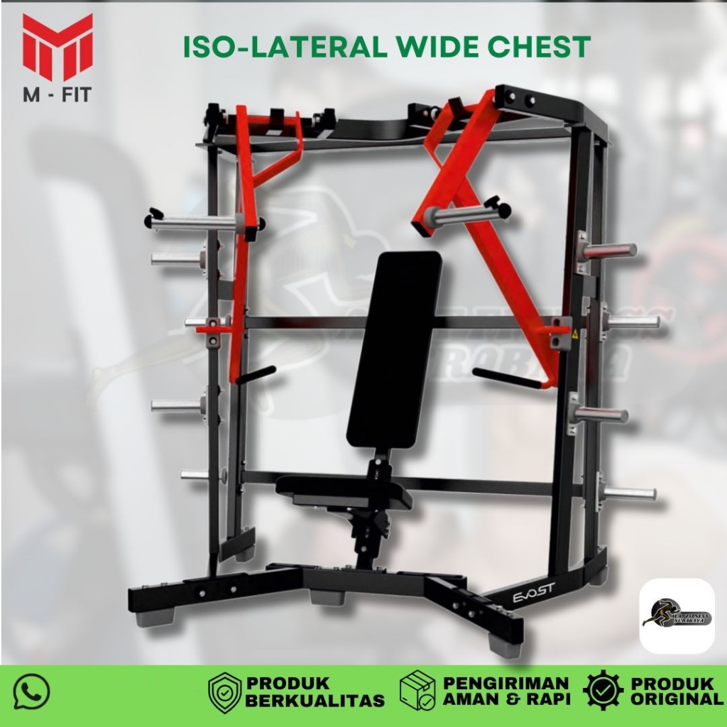 Jual Alat Fitness Komersil Iso-Lateral Wide Chest | Shopee Indonesia