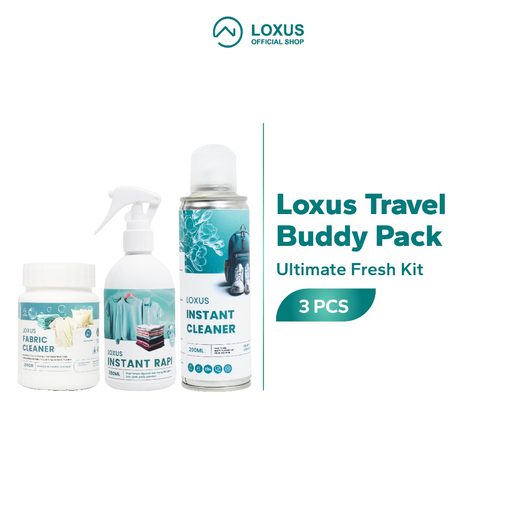 Jual Loxus Travel Buddy Pack - Loxus Instant Rapi, Loxus Instant ...