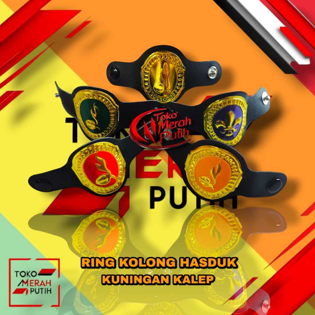Jual Ring kacu Pramuka Ring hasduk Pramuka bahan kalep Kuningan ...