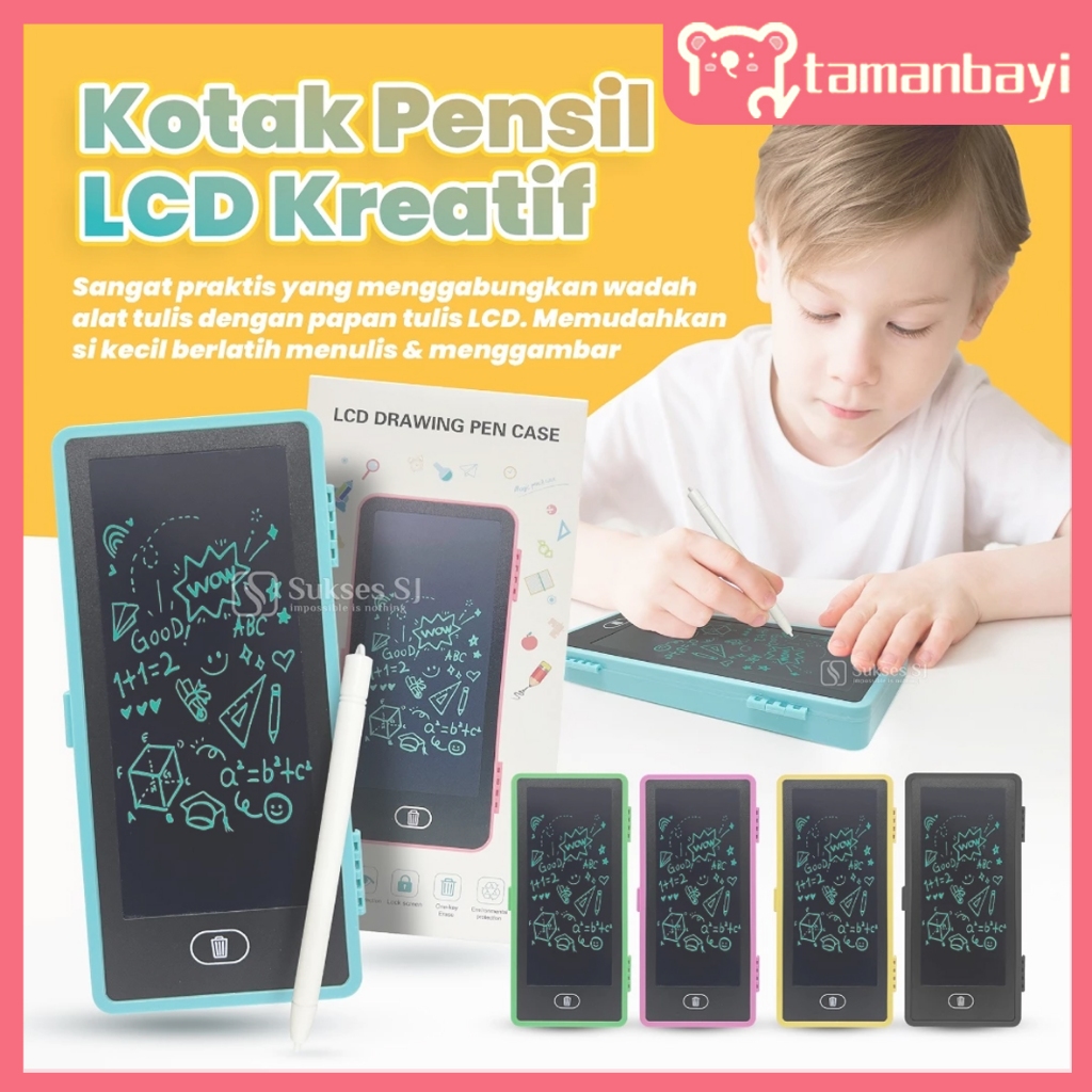 Jual Drawing Box Kotak Pensil Dan Papan Coret Kreatif Anak Dengan ...