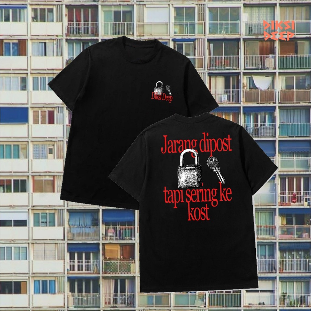 Jual DIKSI DEEP - KAOS "SERING KE KOST" | Shopee Indonesia