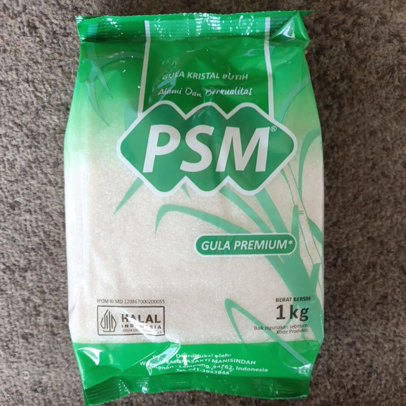 Jual PSM ~ GULA KRISTAL PUTIH 1KG | Shopee Indonesia