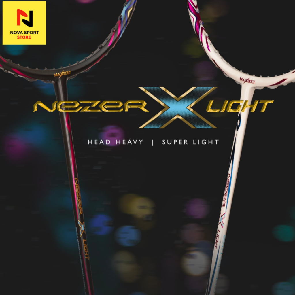 Jual Maxbolt Raket Badminton Nezer X Light | Shopee Indonesia