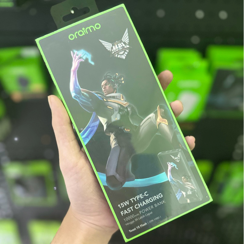 Jual Oraimo Powerbank x MPL Mobile Legends Toast 15 Flash Kapasitasnya ...