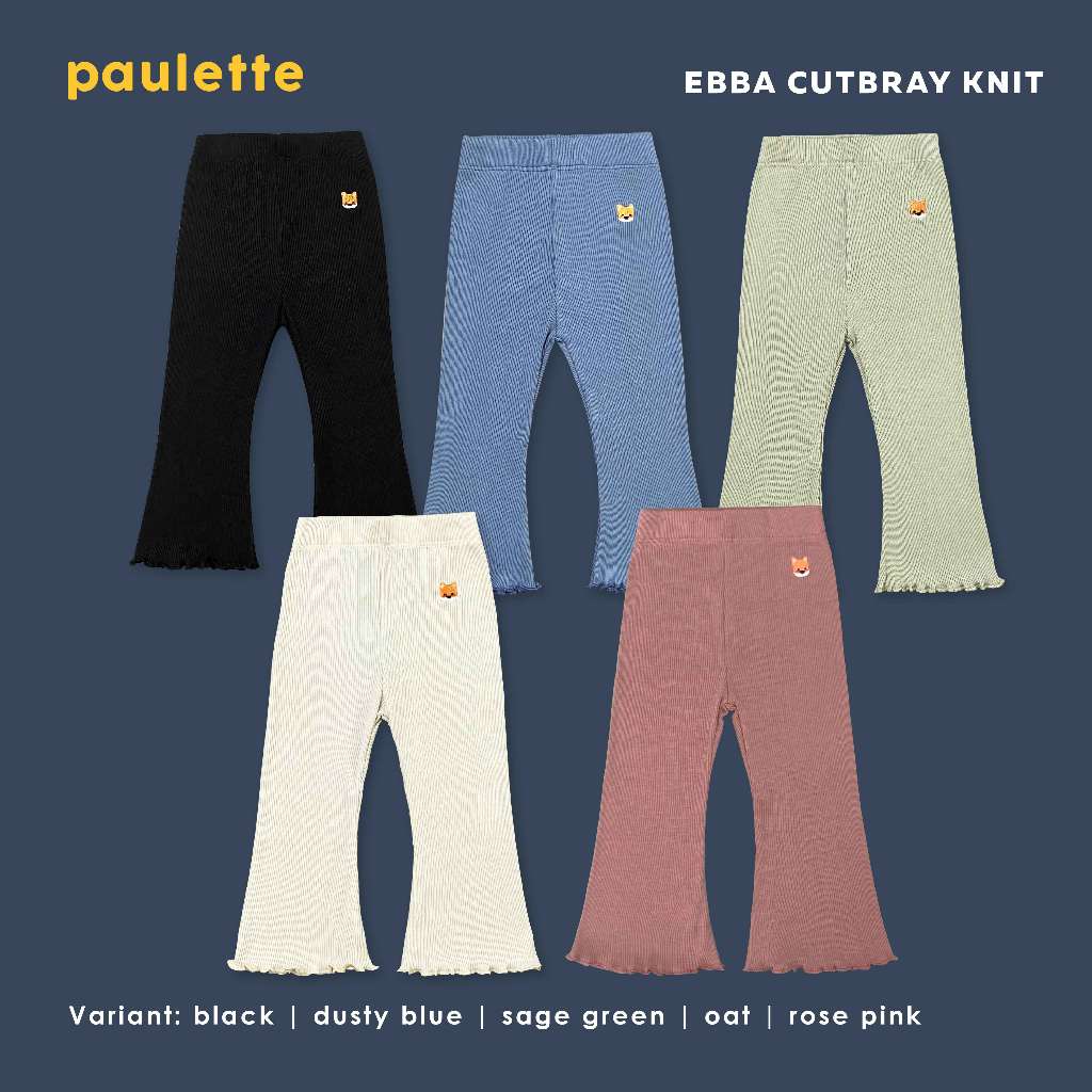 Jual Giggles - Ebba Cutbray Knit | Paulette ( Celana Cutbray Anak ...