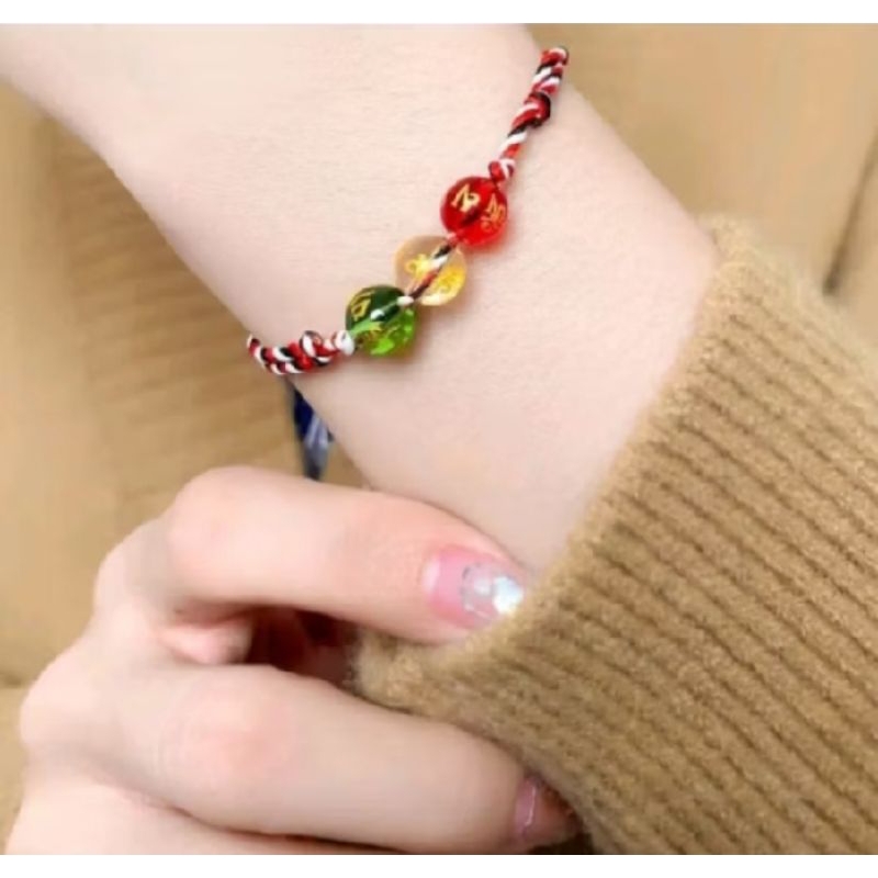 Jual GELANG TRIDATU KHAS BALI BATU GIOK AURA PEMBAWA REJEKI GELANG ...