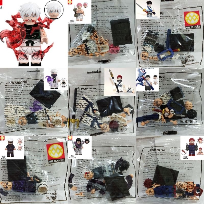 Jual Mainan Gojo Satoru - Ryomen Sakuna - Nobara - Toji - Makora model ...