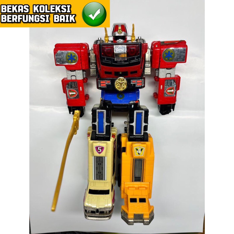 Jual Dx Power Rangers Lightspeed Rescue Kyuukyuu Sentai GoGoFive ...