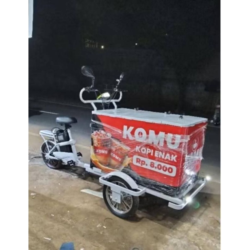 Jual gerobak kopi sepeda listrik | Shopee Indonesia