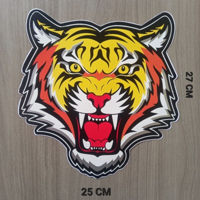 Jual STIKER MACAN HARIMAU TIGER VINYL UKURAN BESAR | Shopee Indonesia