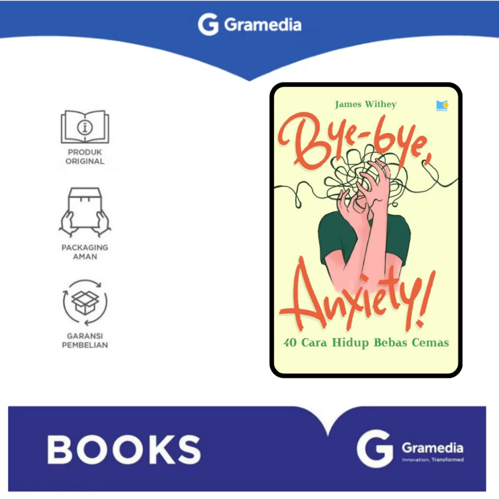 Jual Bye-Bye Anxiety - 40 Cara Hidup Bebas Cemas | Shopee Indonesia