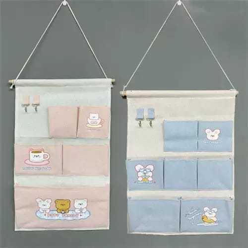 Jual Tray Organizer Gantung/Pouch Gantung Dinding 3/ 5/7Sekat / Storage ...