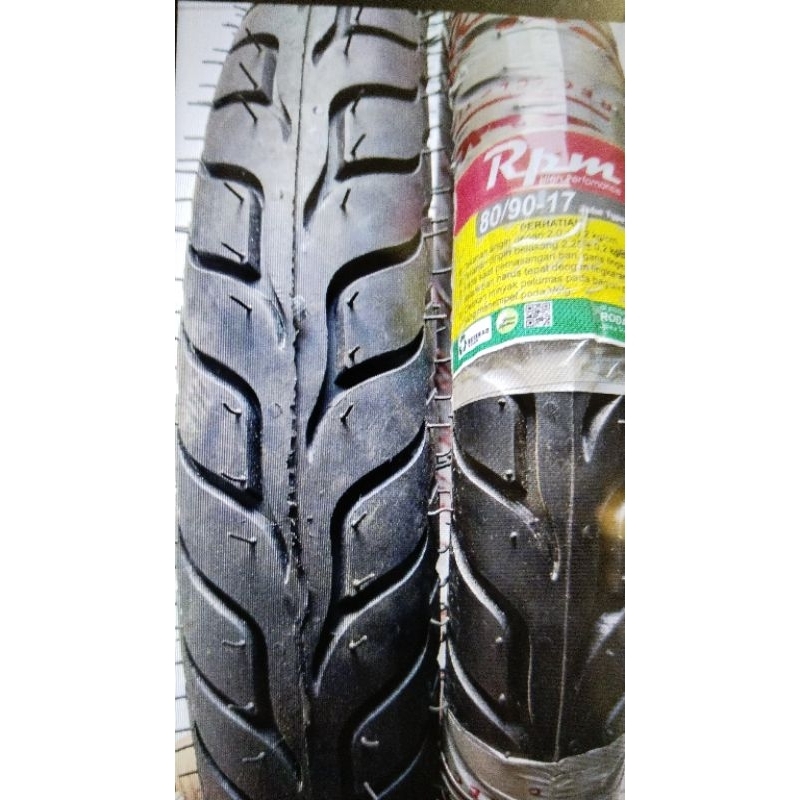 Jual Ban Luar RPM 80/90-17 motif flemmo motor bebek ring 17 non tubles ...