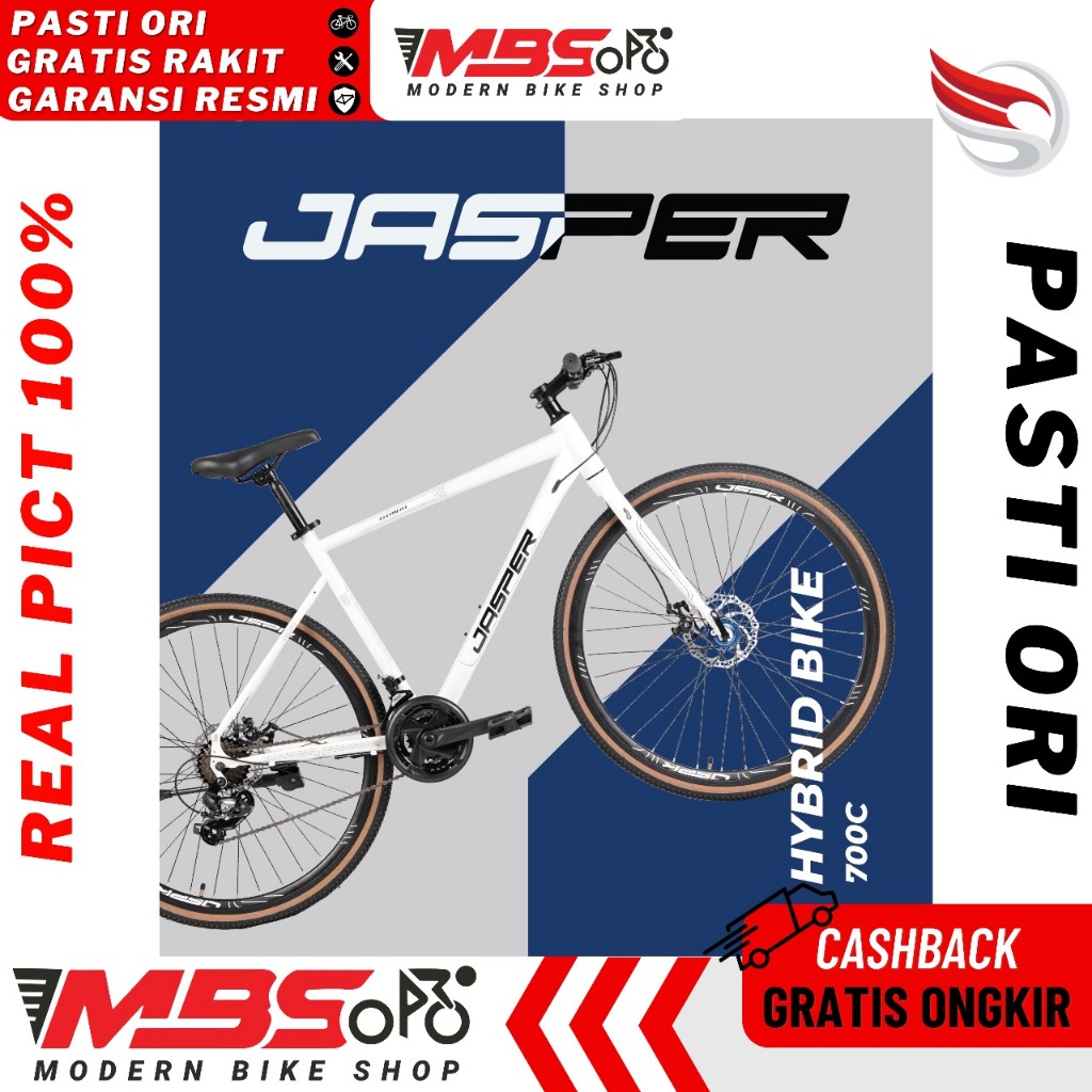 Jual ELEMENT JASPER SEPEDA ROADBIKE 700C URBAN HYBRID STEEL 24 SPEED ...