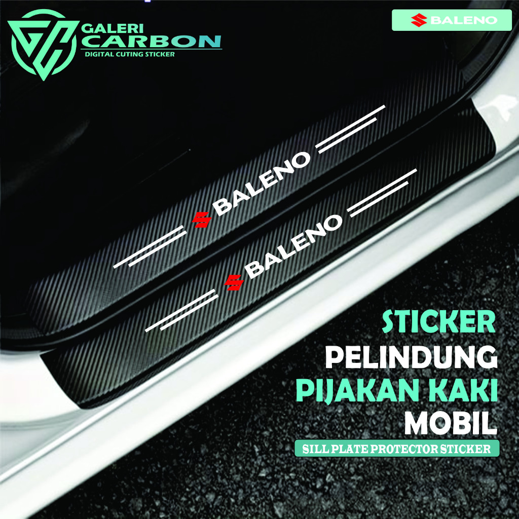 Jual 9PCS STICKER PELINDUNG PIJAKAN KAKI MOBIL SUZUKI BALENO BAHAN ...