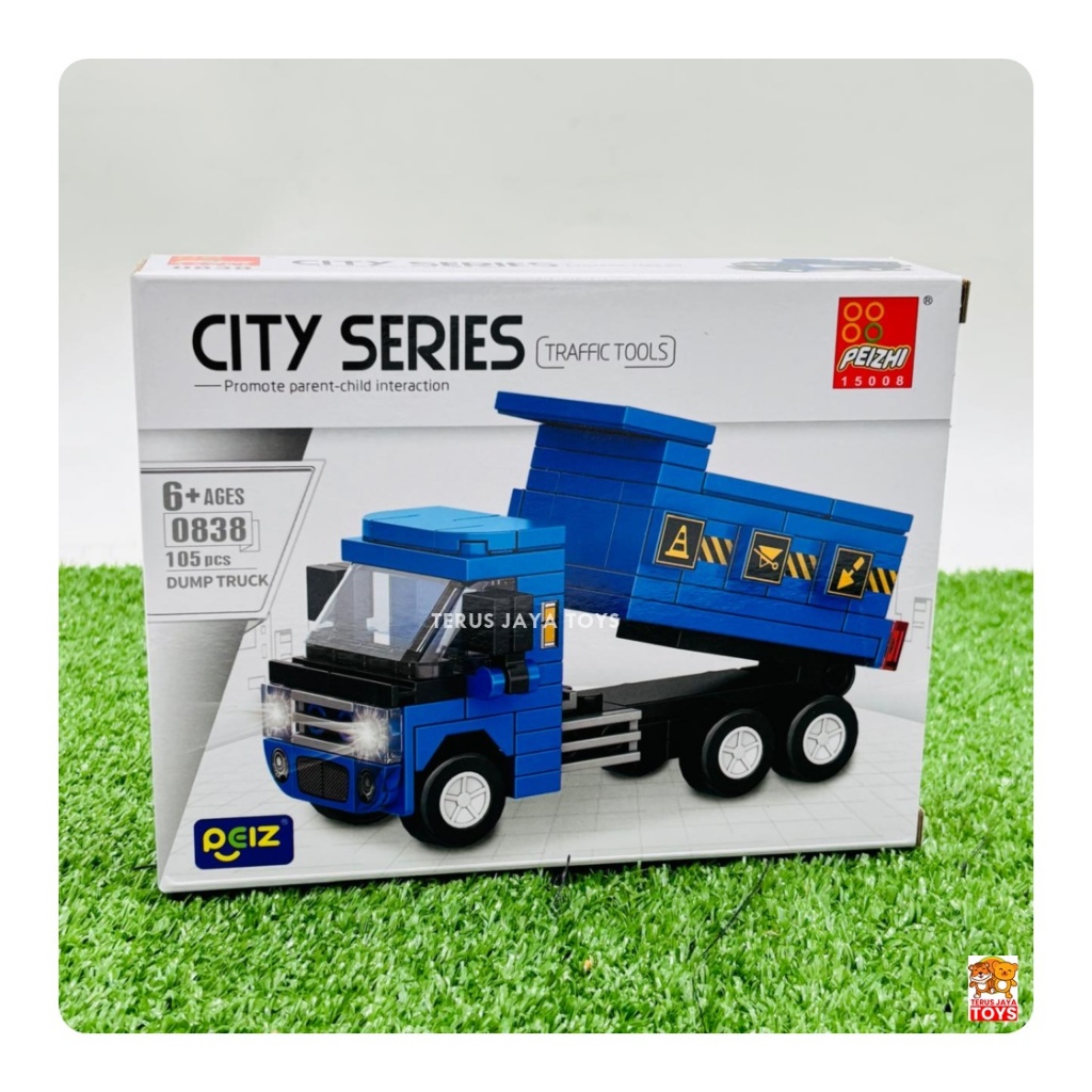 Jual TERUS JAYA TOYS MAINAN EDUKASI ANAK BLOCKS MOBIL TRUCK CITY ...