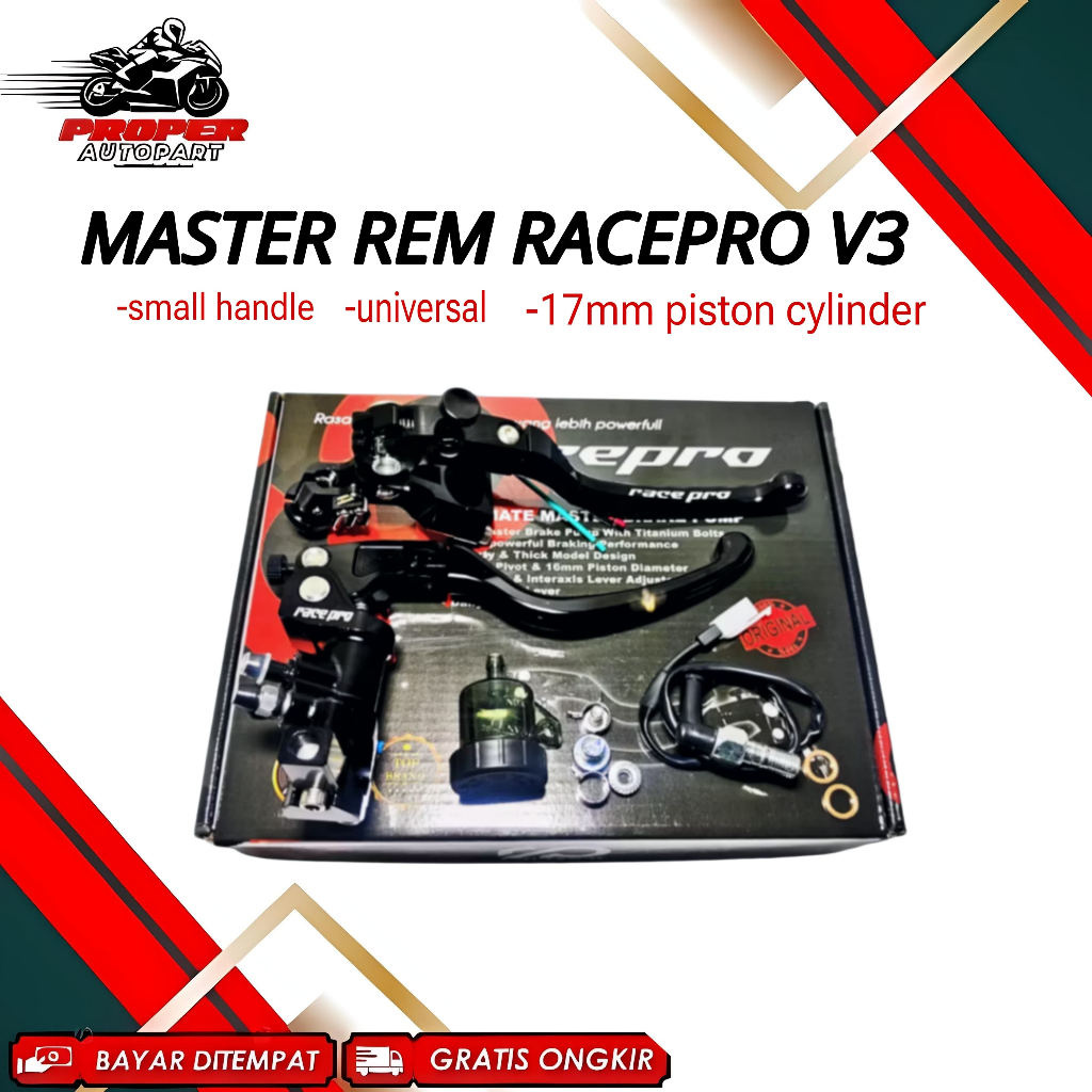 Jual MASTER REM RACEPRO V3 MASTER REM RACEPRO GEN 3 MASTER REM SINGLE ...