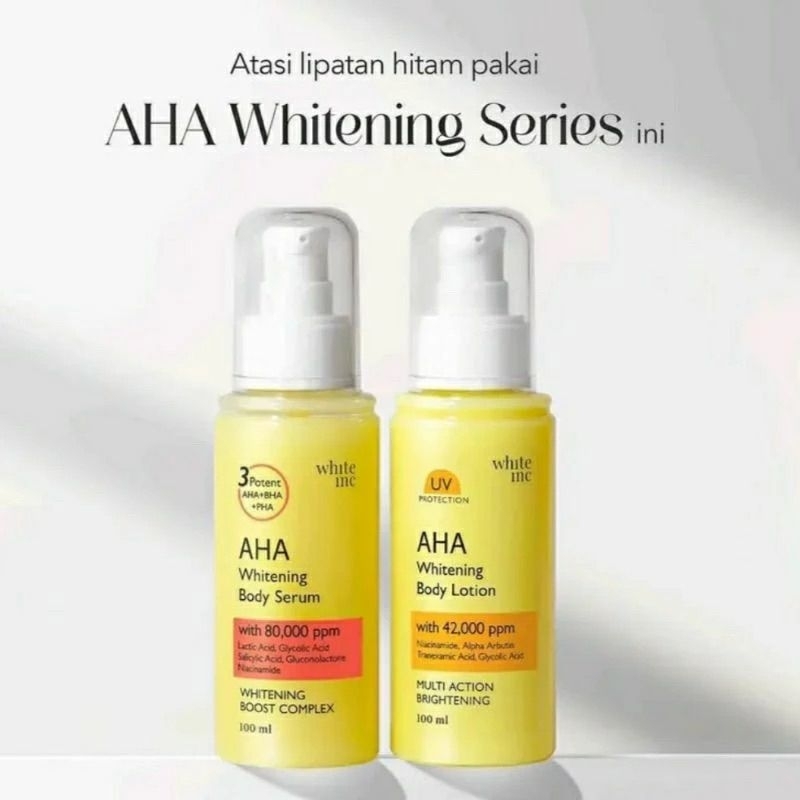 Jual AHA Body Serum FREE AHA Body Lotion 100ml whitening bodycare ...