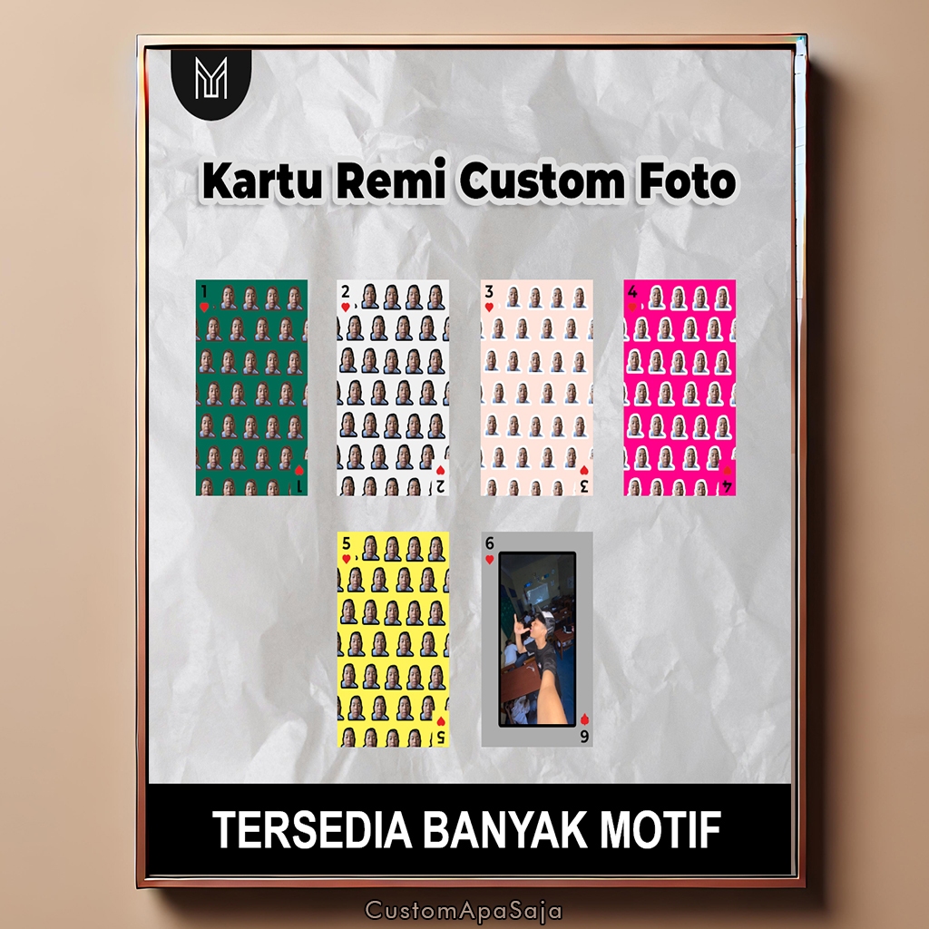 Jual Cetak Kartu Custom Foto – Banyak Desain Tersedia, Anti Air, dan ...