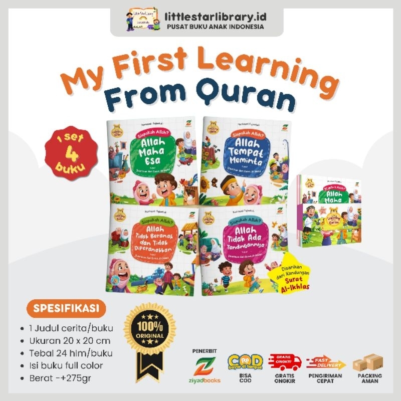 Jual bukuanaku.id x ziyad - My First Learning Quran (surat Al-Ikhlas). Siapakah Allah. Rp. 48. ...