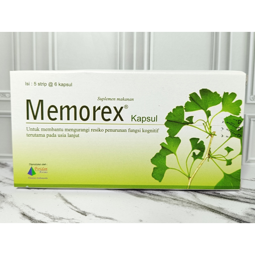 Jual MEMOREX 1 Strip 6 Kapsul Bantu Mengurangi Resiko Penurunan Fungsi ...