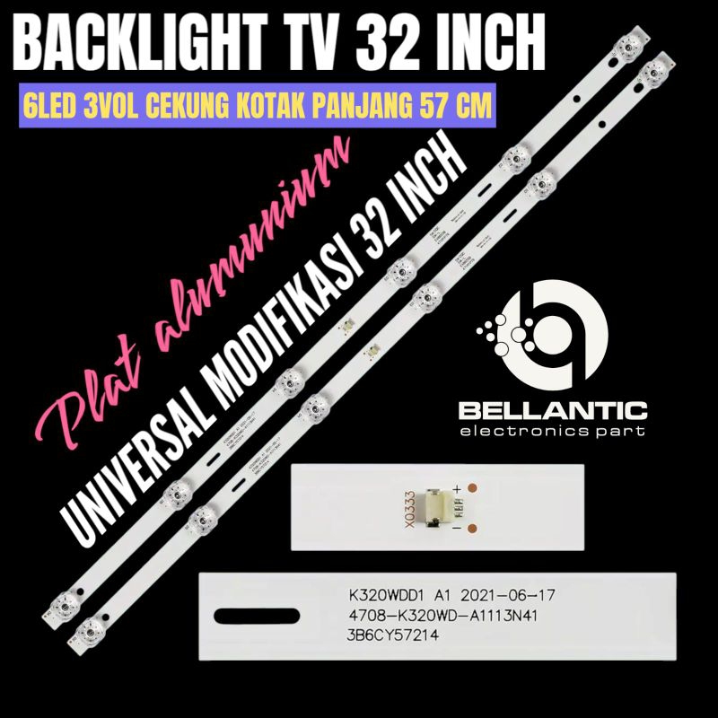 Jual BACKLIGHT TV LED UNIVERSAL MODIFIKASI TV 32 INCH | Shopee Indonesia