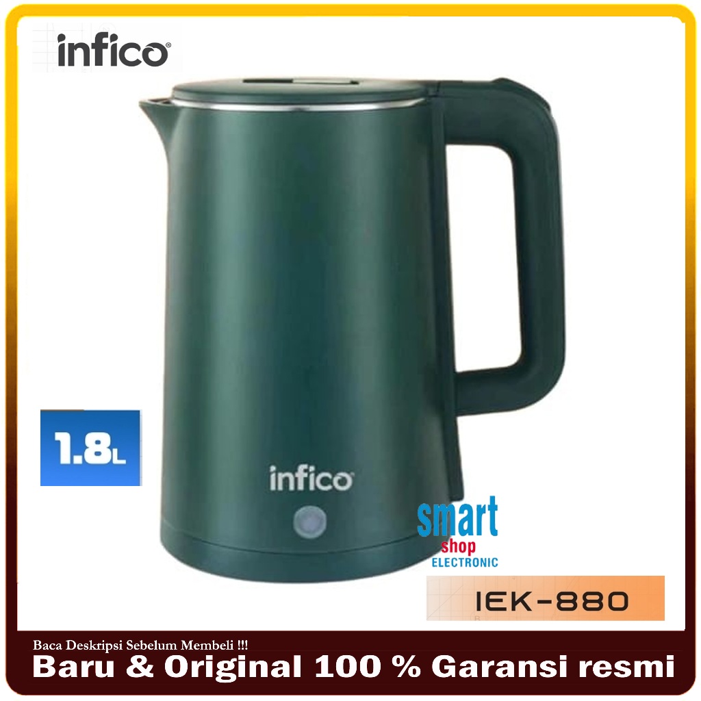 Jual Teko Listrik INFICO IEK880 1,8L / Electric Kettle Infico 400Watt ...