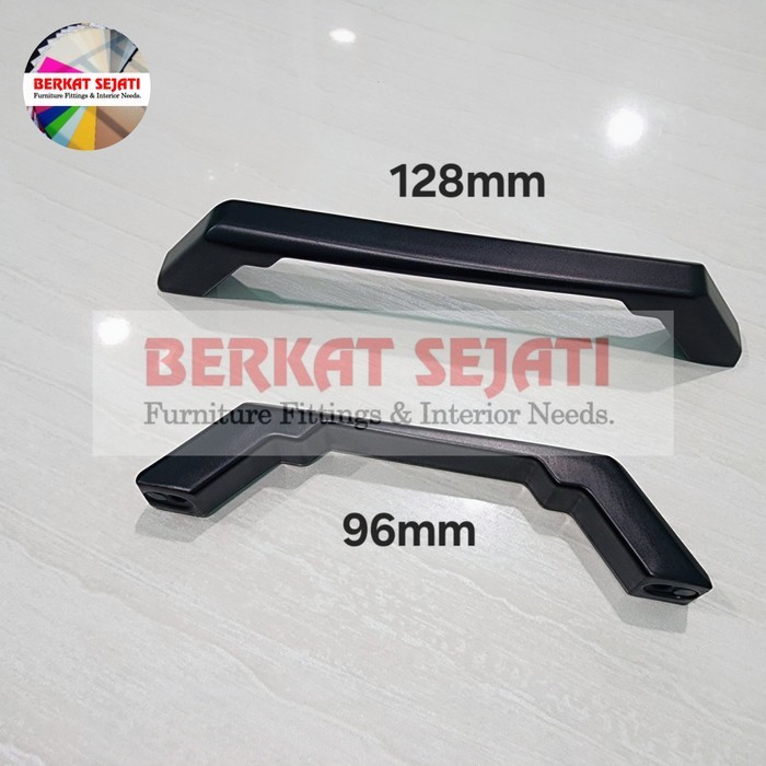 Jual Handle Tarikan Laci Pintu Lemari Kitchen Set Minimalis HITAM 5369 ...