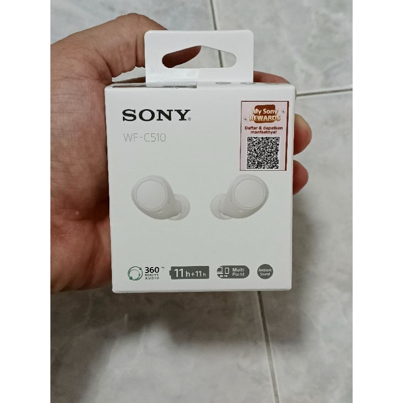 Jual Sony WF C510 TWS White Best Sound | Shopee Indonesia