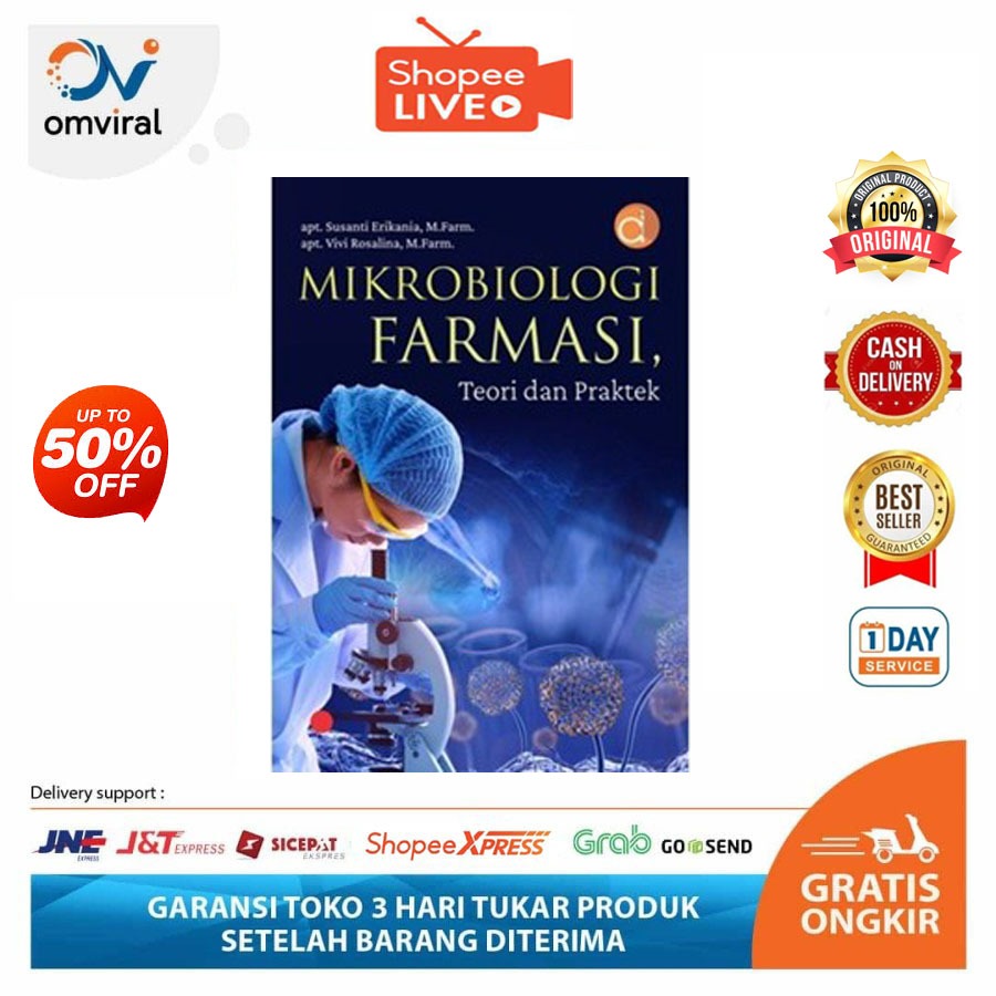 Jual OV30P - Buku Mikrobiologi Farmasi, Teori dan Praktik - BUKU FARMASI - BW Penerbit Buku ...