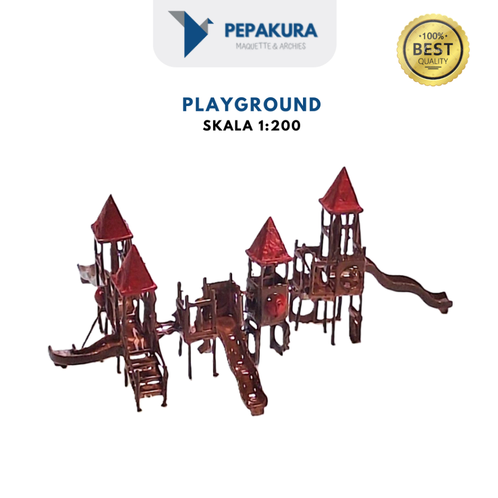 Jual Miniatur Playground Taman Bermain Skala 1:200 - Aksesoris Diorama ...