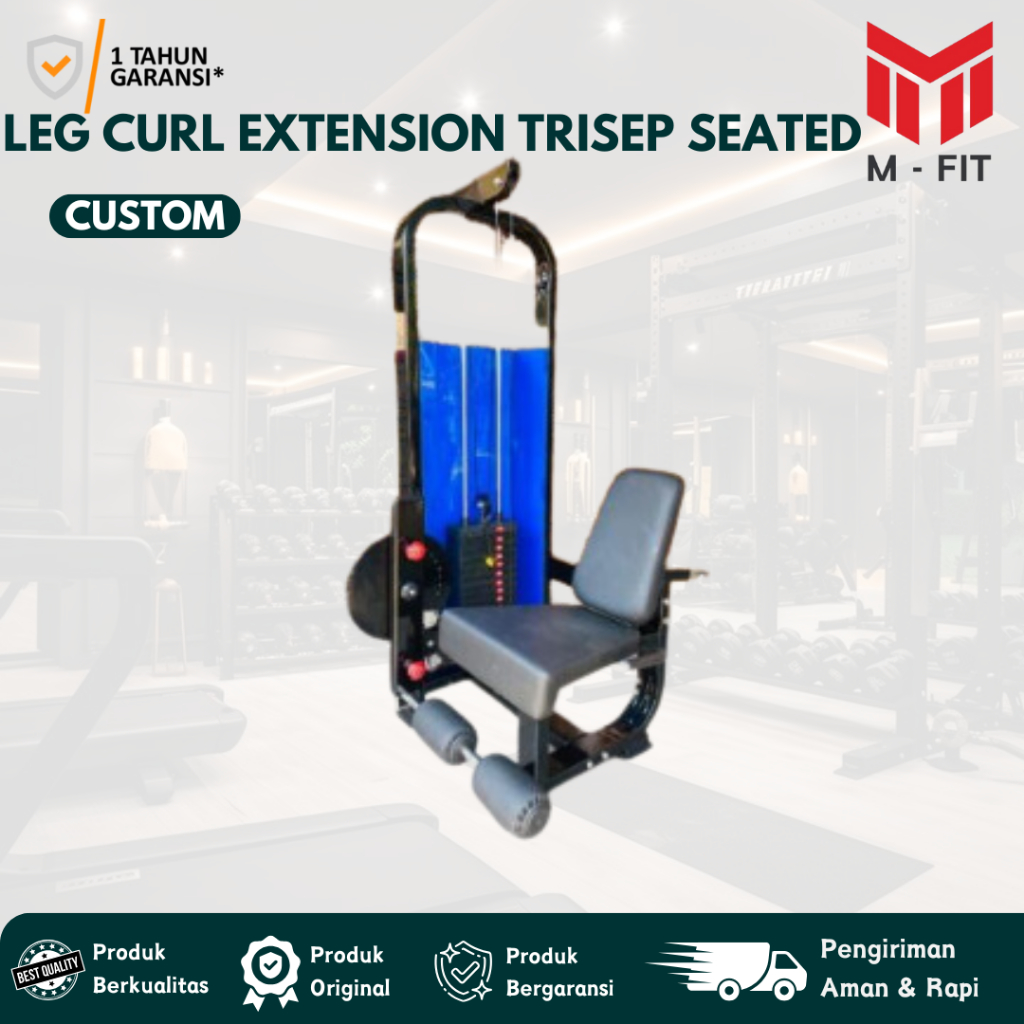 Jual Alat Fitness Leg Curl Extension Trisep Seated Custom Komersil ...